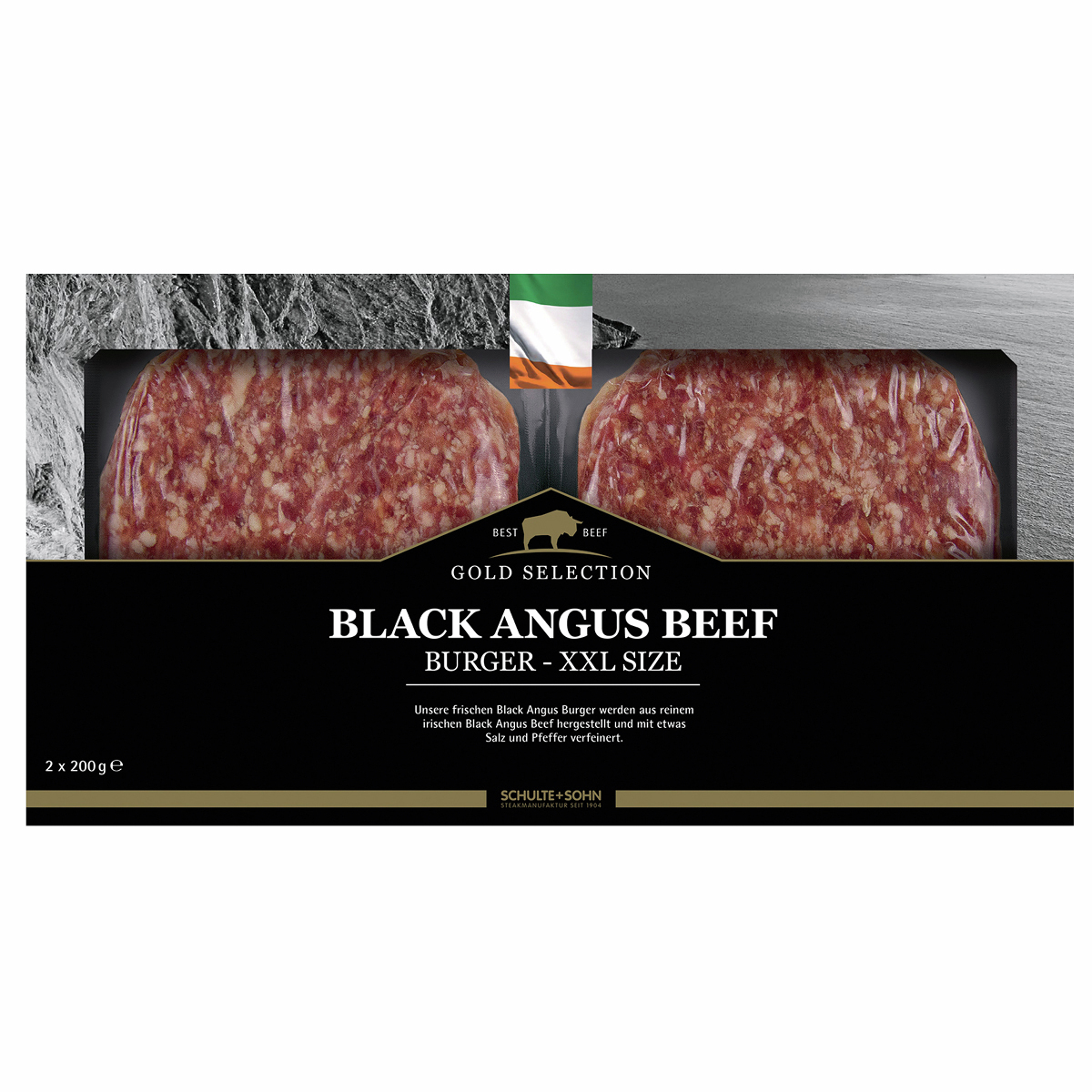 Irish Black Angus Burger frisch 2x200g