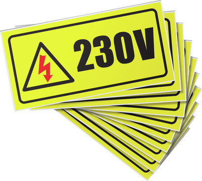INDICATOARE AVERTIZARE 220/230V SET 10 BUC | Selgros Romania