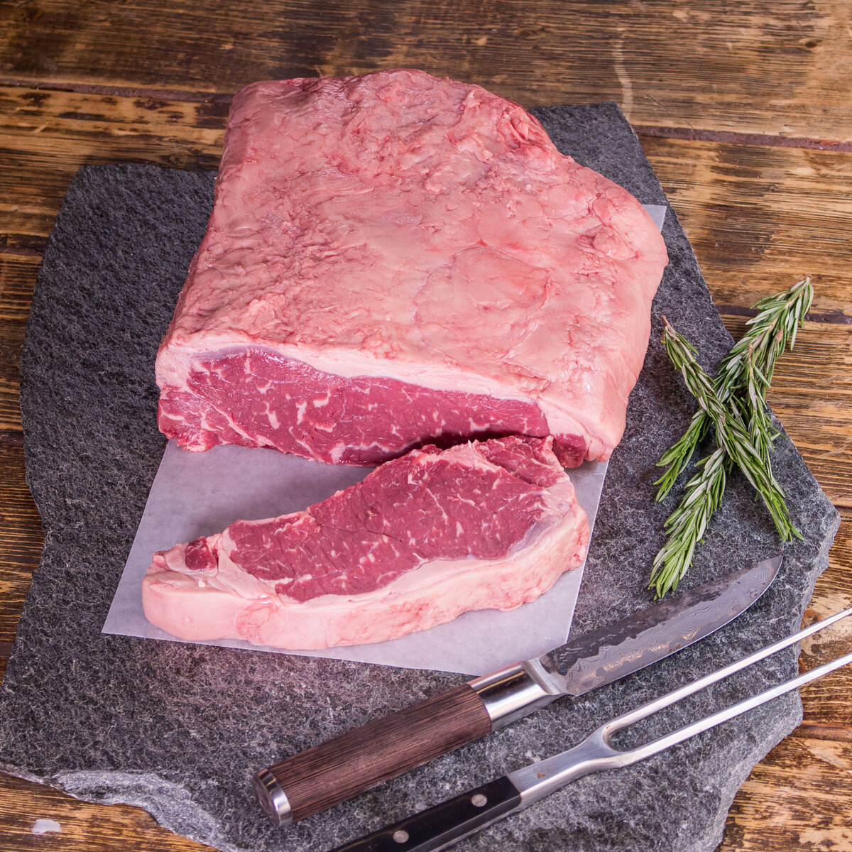 US Black Angus Creekstone Rinder Roastbeef 1/2 Grain Fed frisch ca.2,9kg