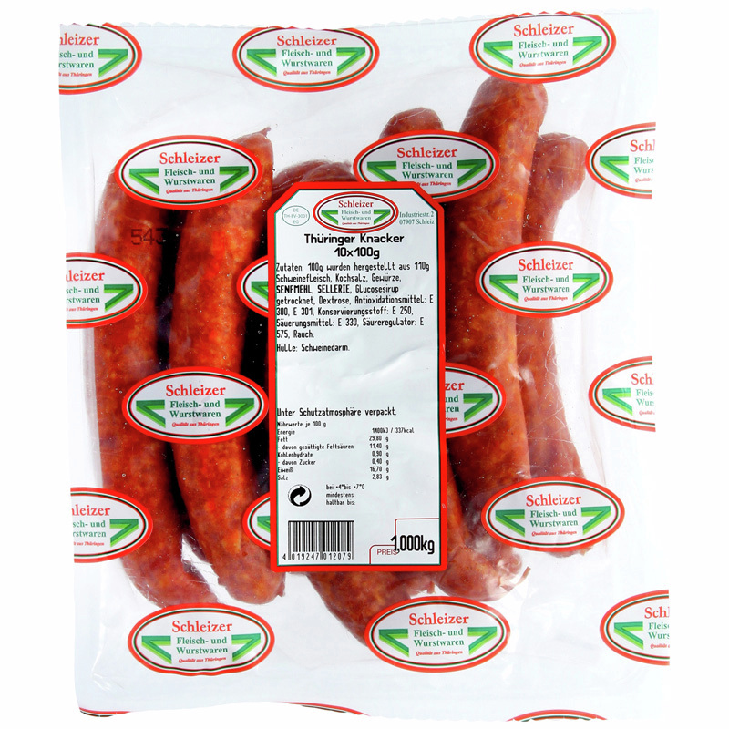 Thüringer Knacker frisch 10x100g