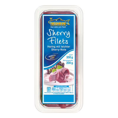 Sherry Heringsfilet frisch 350g