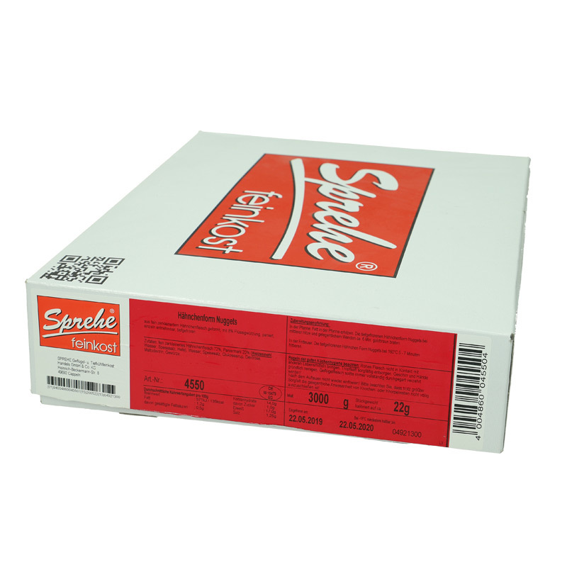 Hähnchen-Nuggets paniert TK 3kg