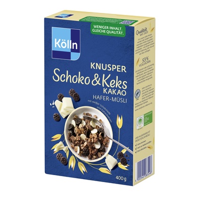 Knusper Schoko und Keks Kakao Müsli 400g | Selgros
