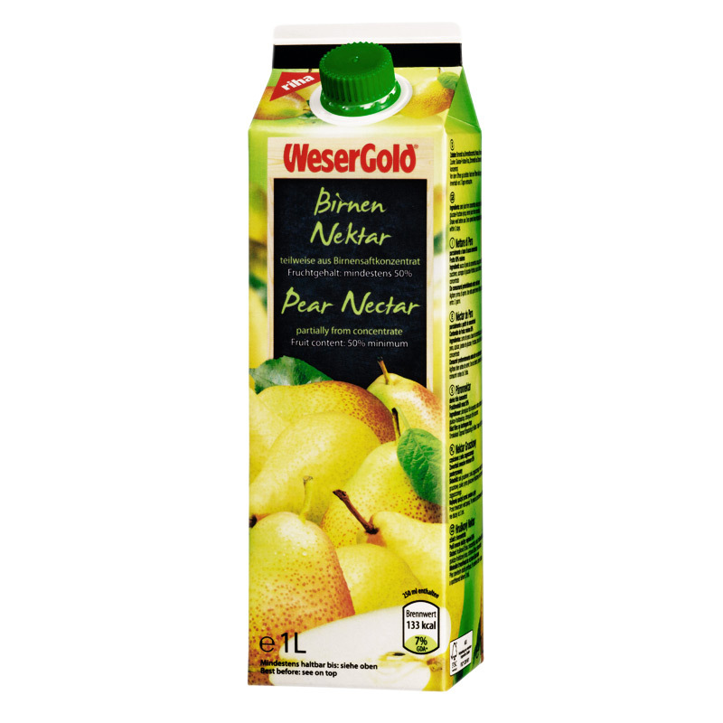 Wesergold Birnennektar 50% 1,0L