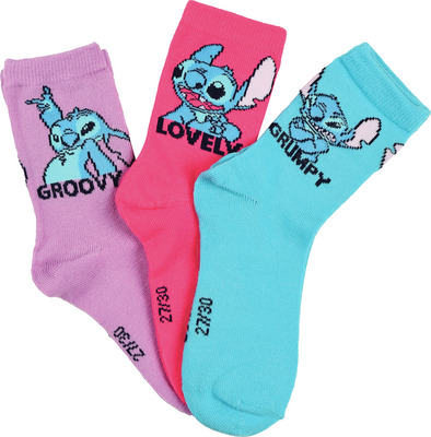 STITCH SET 3PERECHI SOSETE FETE 23-34 DIVERSE CULORI | Selgros Romania