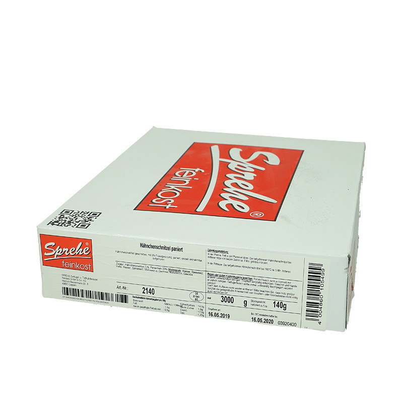 Hähnchenschnitzel paniert TK ca.21xca.140g