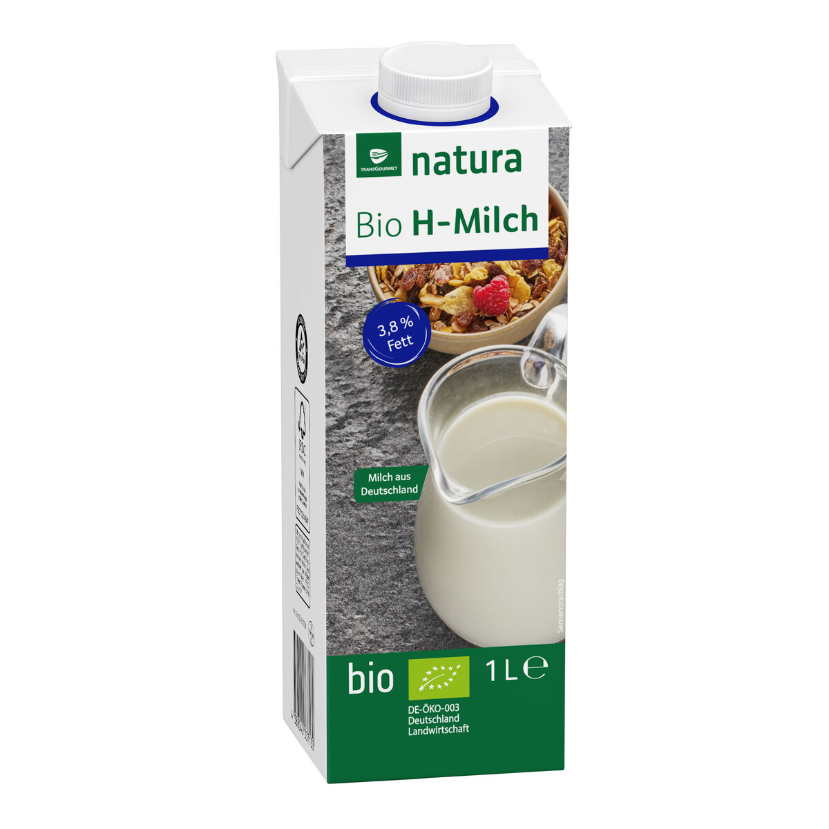 Bio H-Milch 3,8% 1L