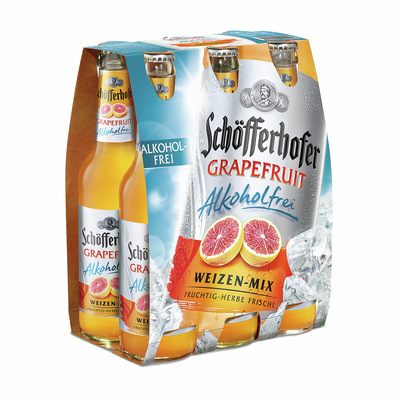 Schöfferhofer Grapefruit alkoholfrei 6x0,33L