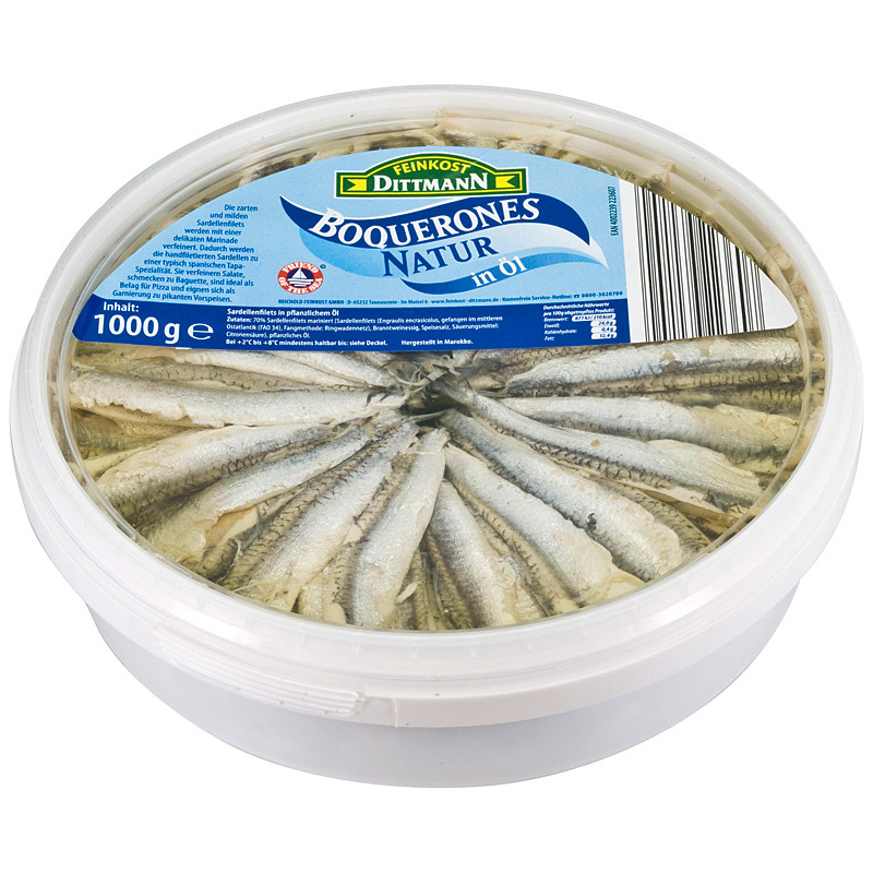 Boquerones natur frisch 1kg