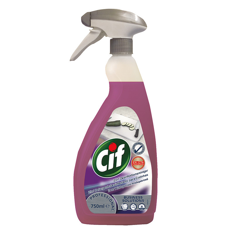 Cif Professional 2 in 1 Desinfektionsreiniger 750ml