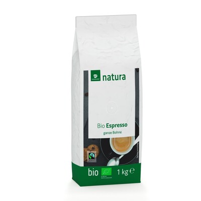 Bio Fairtrade Kaffee Espresso ganze Bohne 1kg | Selgros