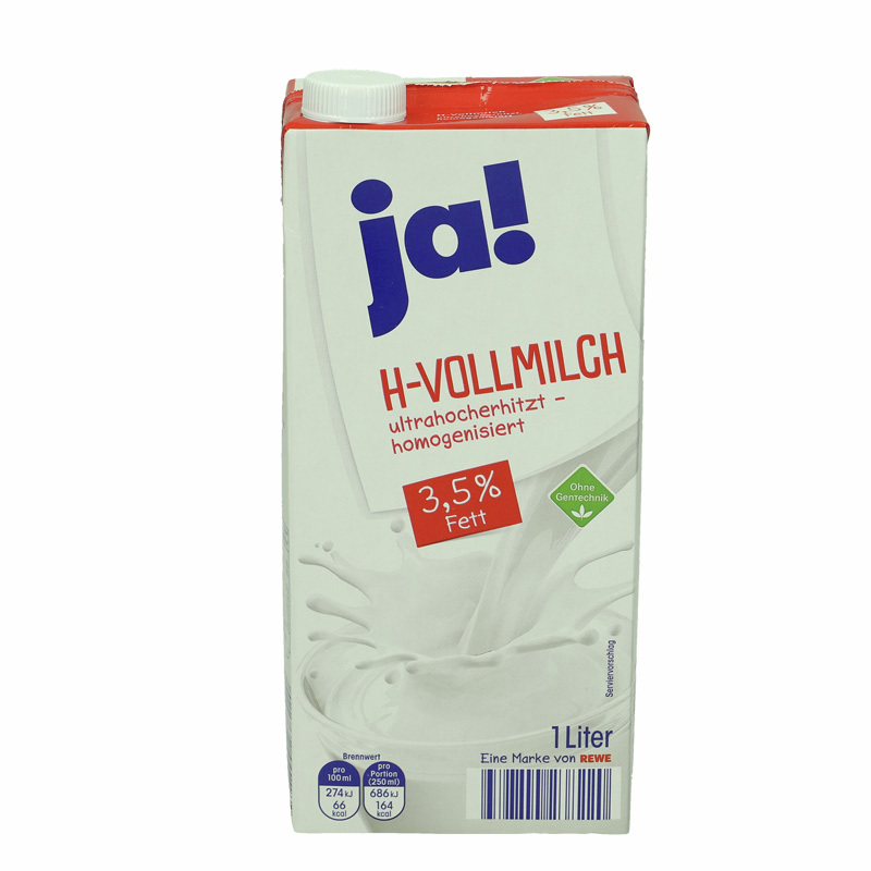 H-Vollmilch 3,5% frisch 1L