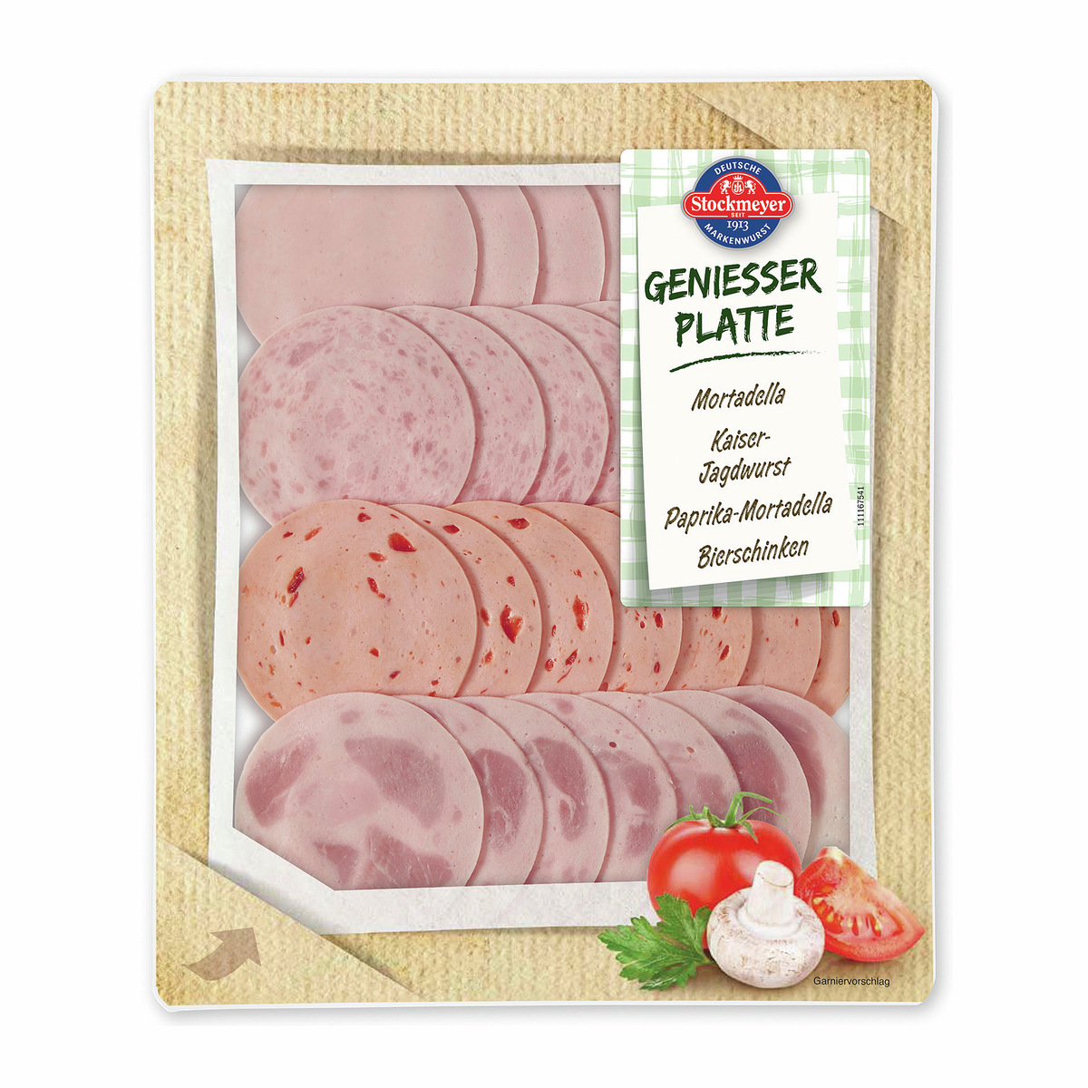 Stockmeyer Genießerplatte Brühwurst frisch 150g