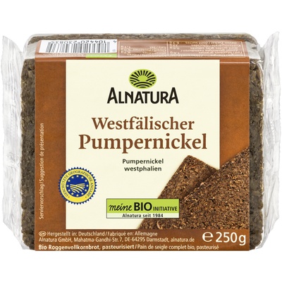 Bio Pumpernickel vorgeschnitten vegan 250g | Selgros