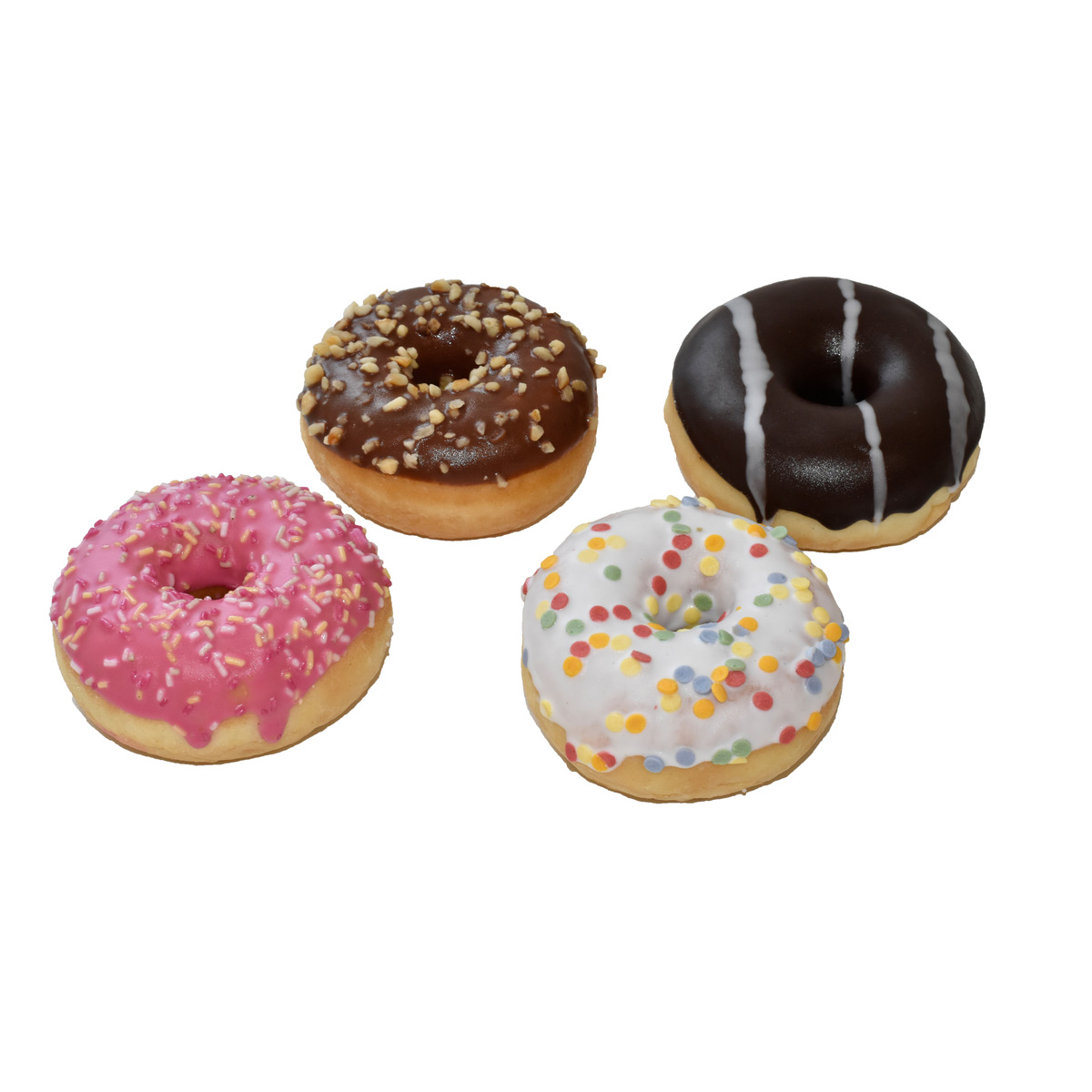 Mini-Donut Box 4-fach sortiert TK 31g