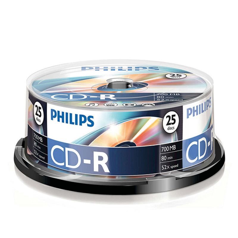 CD-R Philips Cakebox 25St