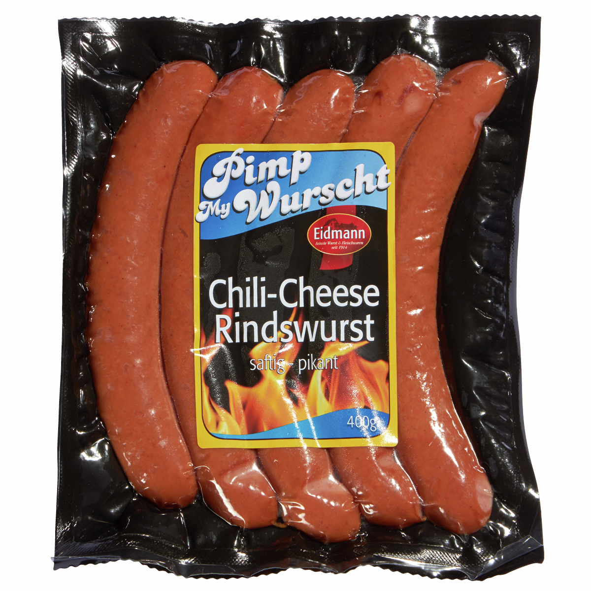 Eidmann Rindswurst Chili- Cheese frisch 400g