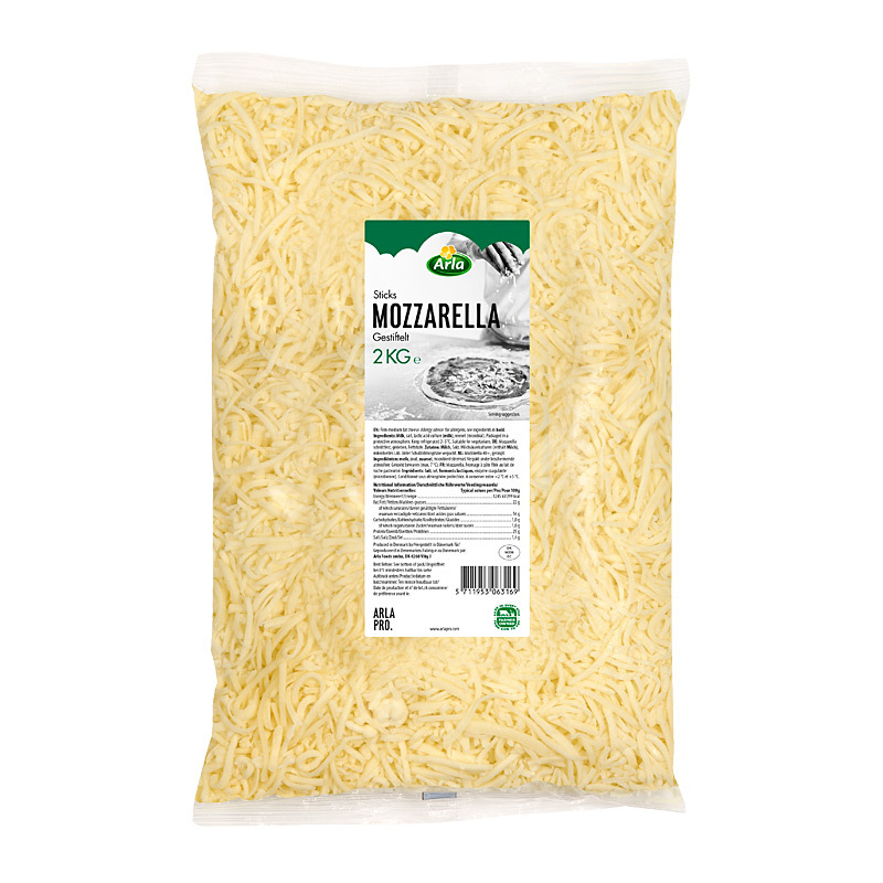 Mozzarella Sticks 40% frisch 2kg