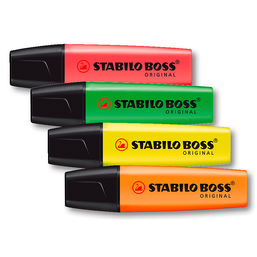 Textmarker STABILO BOSS ORIGINAL Pastel Hauch von Minzgrün, rosiges ...