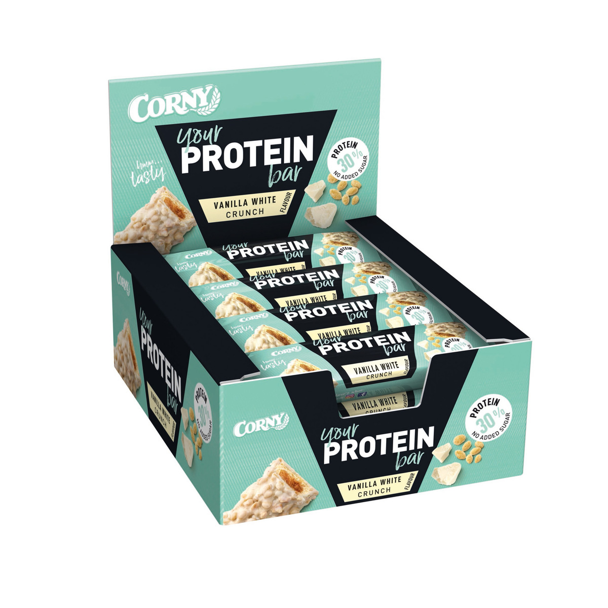 Corny Protein Vanilla White Crunch 45g