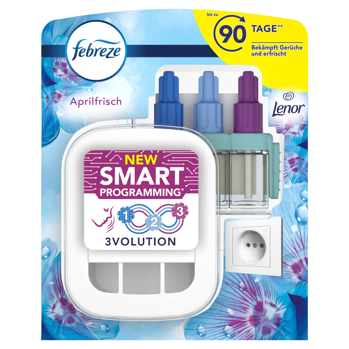 Febreze 3Volution Duftstecker Starterkit Lenor Aprilfrisch 1St