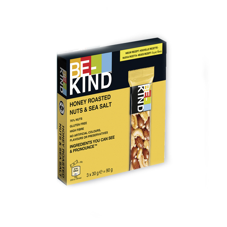 BE KIND Honey Roasted Nuts & Seasalt Multipack 3er