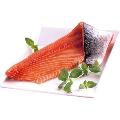 Lachsfilet Norwegen mit Haut Trim D frisch 1-1,4kg