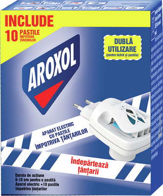 AROXOL APARAT ELECTRIC PASTILE TANTARI 10BUC | Selgros Romania
