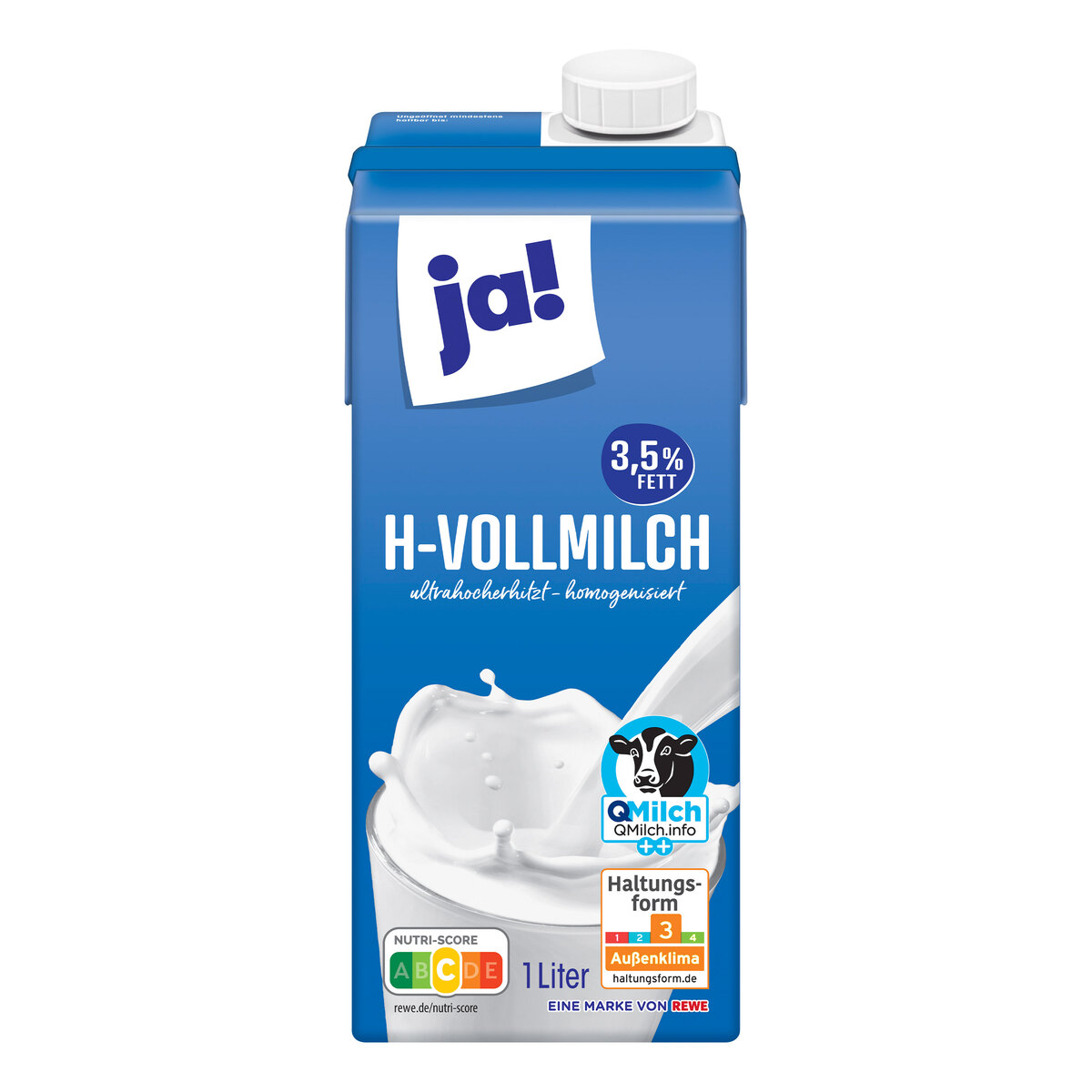 H-Vollmilch 3,5% frisch 1L